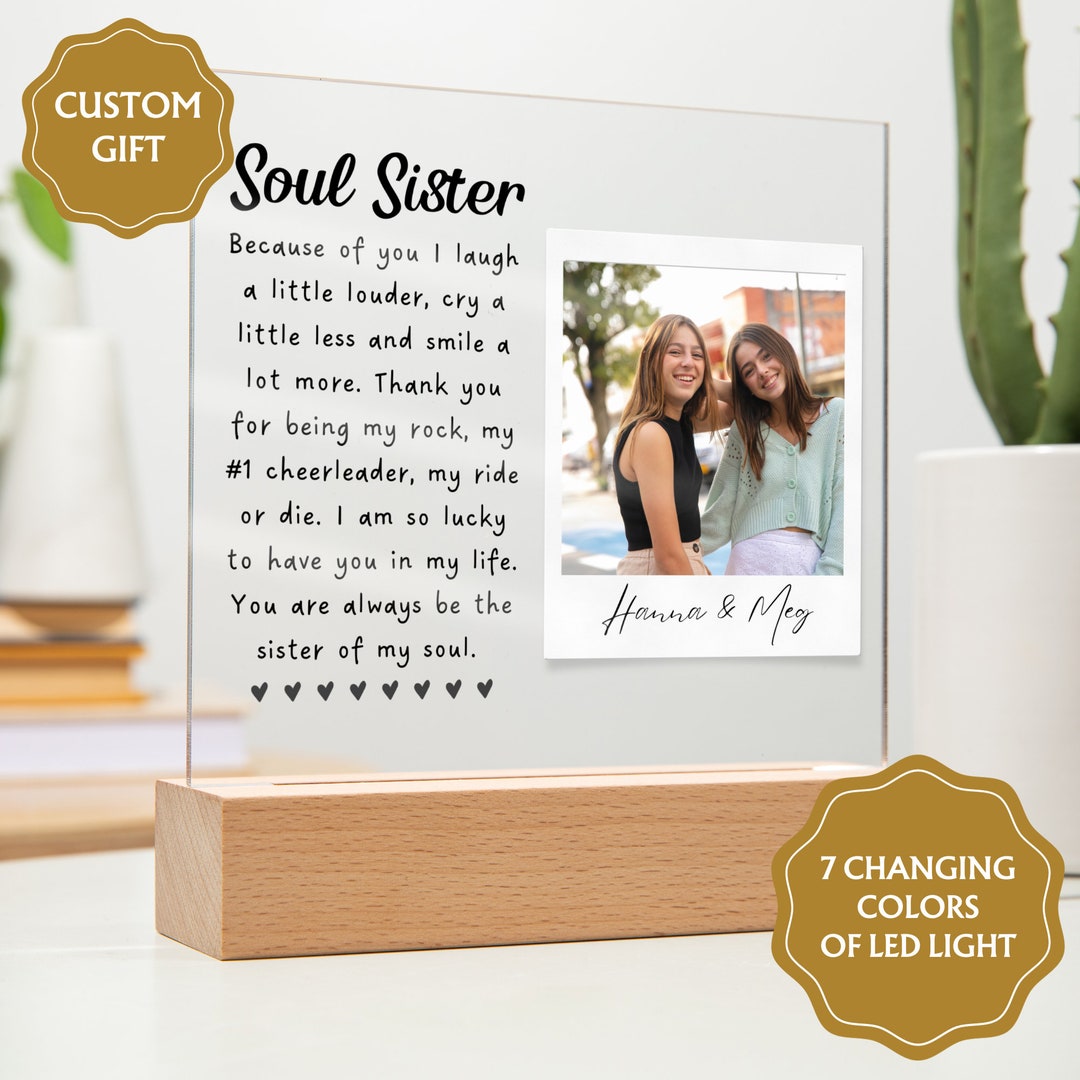 Personalized Best Friend Gift Box, Custom Photo Keepsake for Bestie ...