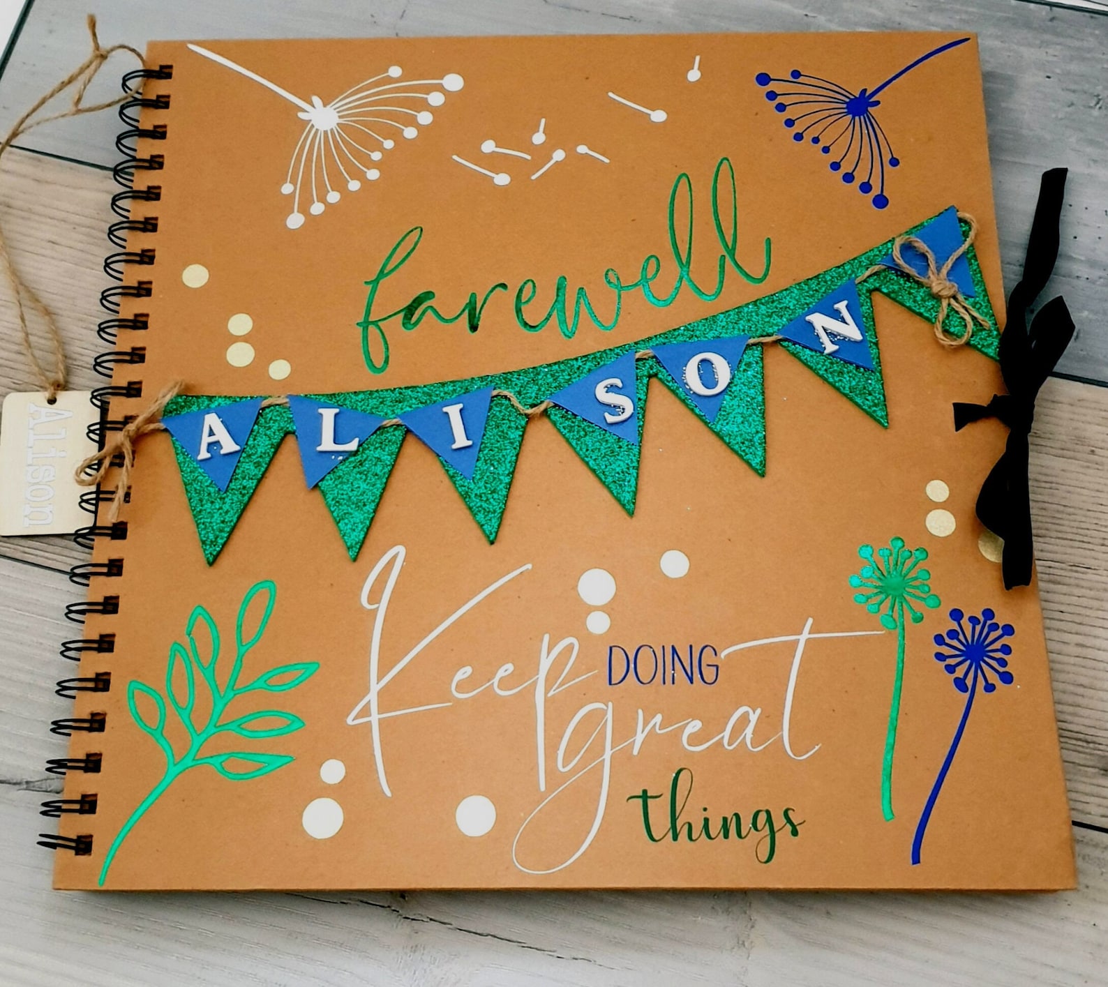 Personalised Farewell Memory Book Farewell Scrapbook - Etsy UK