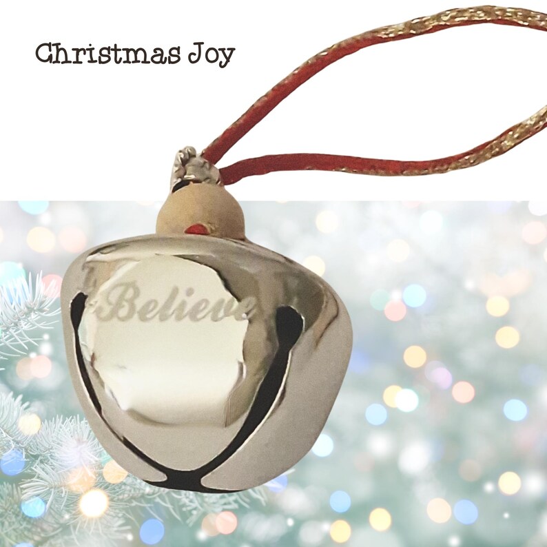 Personalised Christmas Believe Bell: Santa Sleigh Bell, Polar Express ...