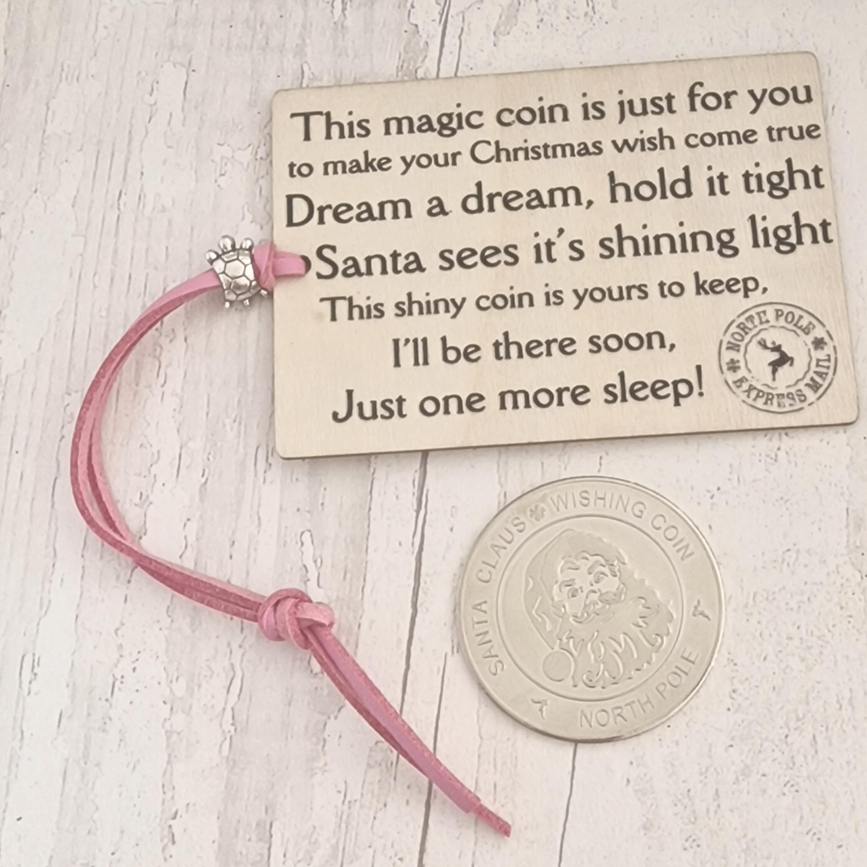 Personalised Christmas Keepsake Bundle: Magic Key, Wishing Coin ...