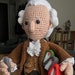 Philosopher Immanuel Kant Crochet Decor, Philosophy Gift, Immanuel Kant ...