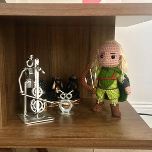 Legolas Tiny Crochet Doll, Legolas Plushie, Lord of the Rings ...