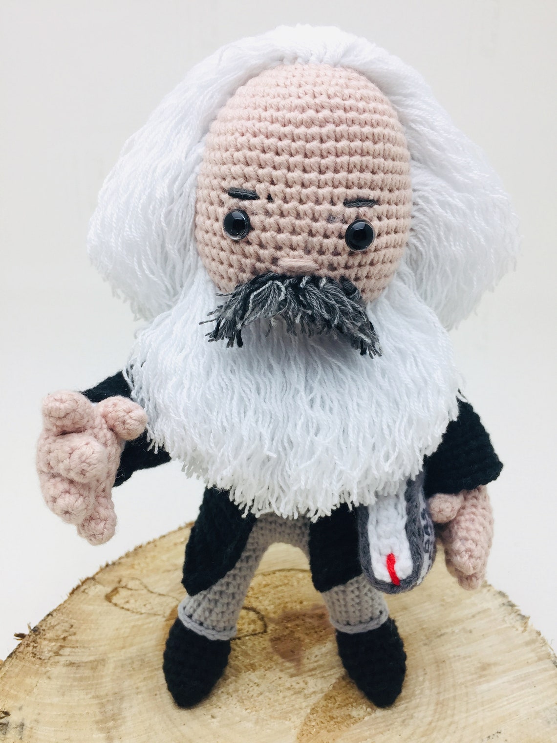 Philosopher Karl Marx Crochet Decor Karl Marx Amigurumi Doll - Etsy