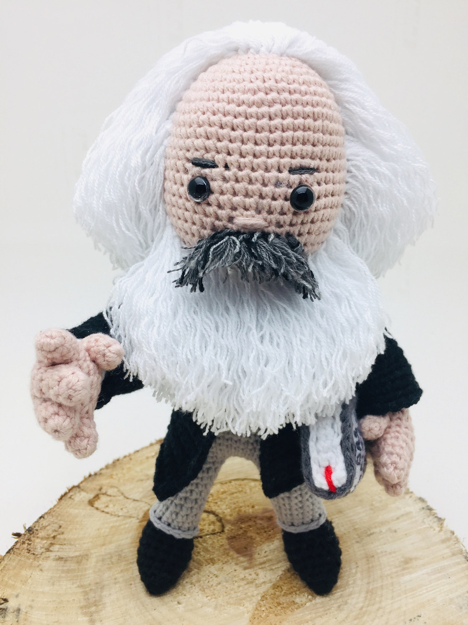 Philosopher Karl Marx Crochet Decor Karl Marx Amigurumi Doll - Etsy