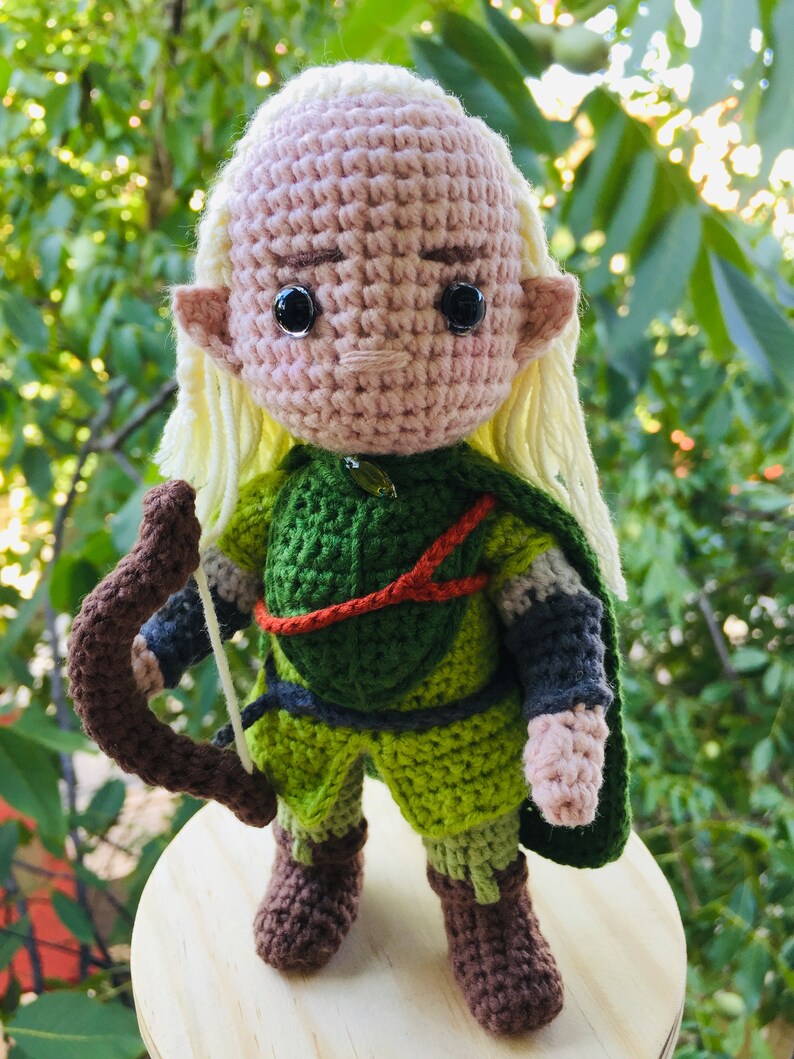 Legolas Tiny Crochet Doll Legolas Plushie Lord of the Rings - Etsy