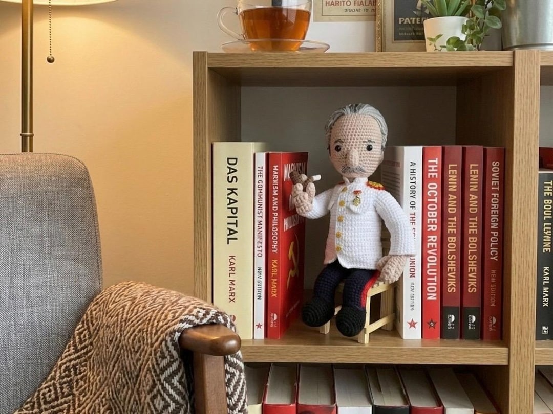Joseph Stalin Collectible Amigurumi Art Doll | Soviet Union History ...
