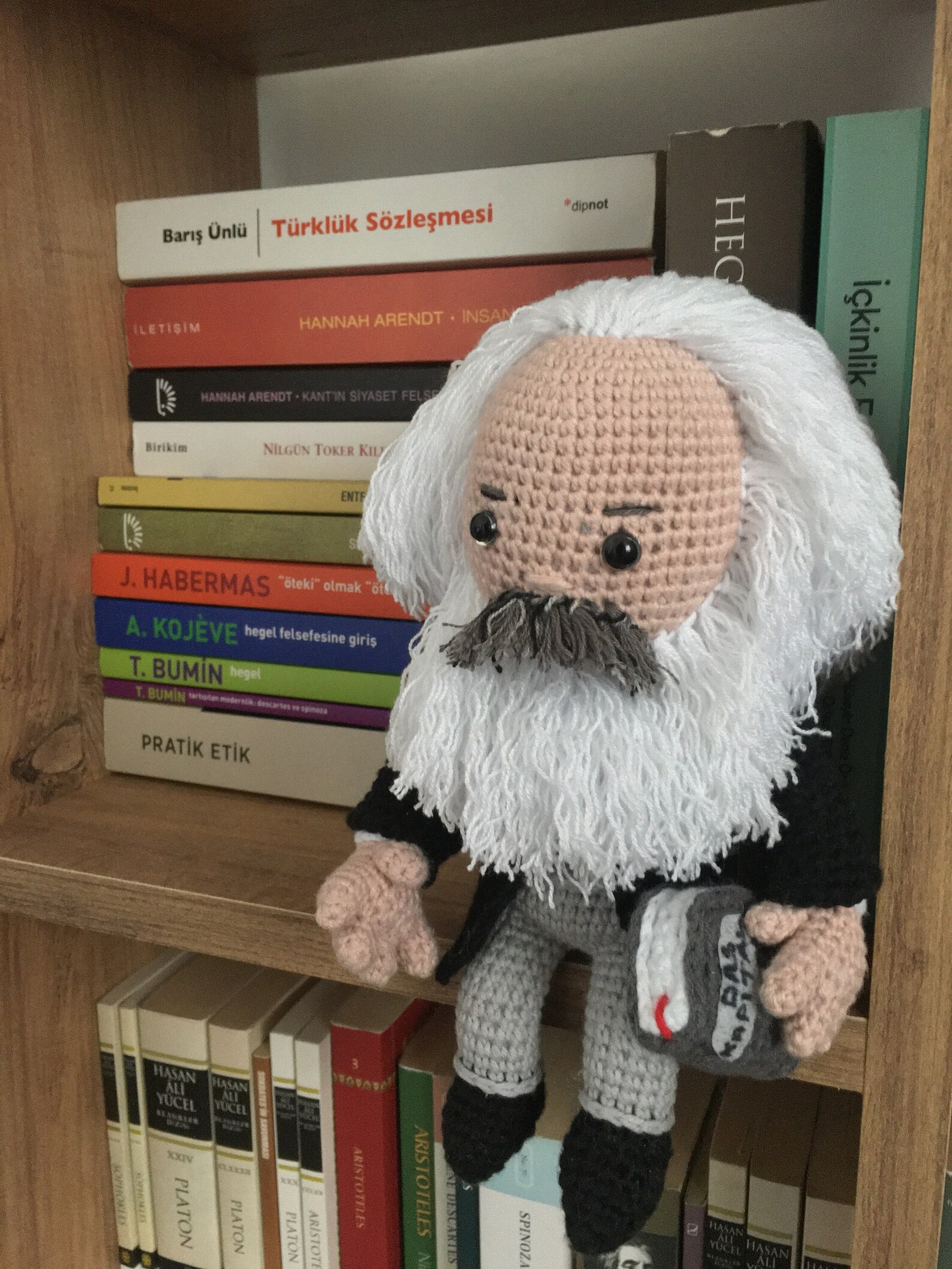 Philosopher Karl Marx Crochet Decor Karl Marx Amigurumi Doll - Etsy