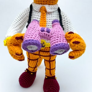 Mr. Weasel Crochet Toy, Handmade Weasel Crochet Dolls, Toddler Fun ...