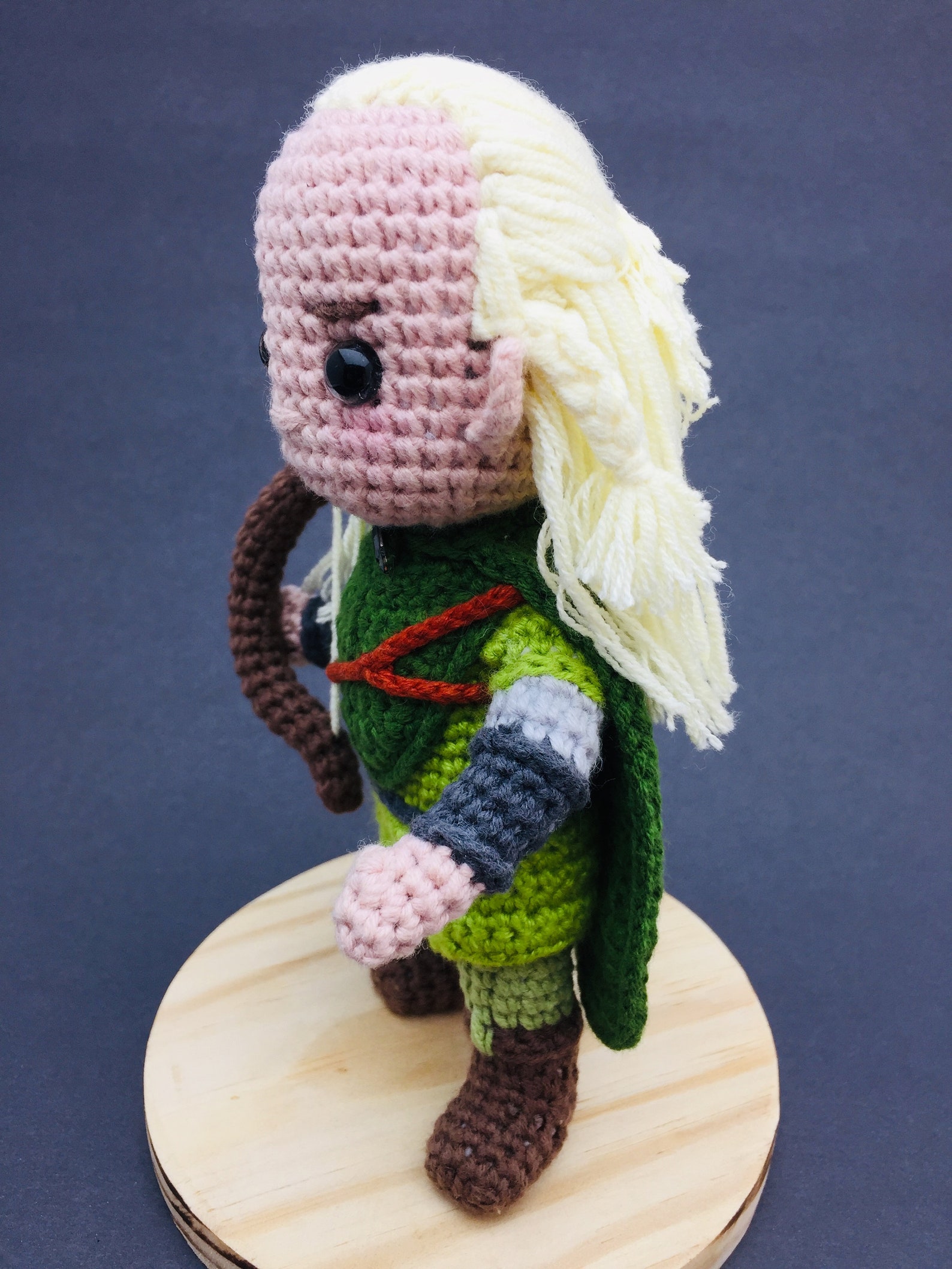 Legolas Tiny Crochet Doll Legolas Plushie Lord of the Rings - Etsy