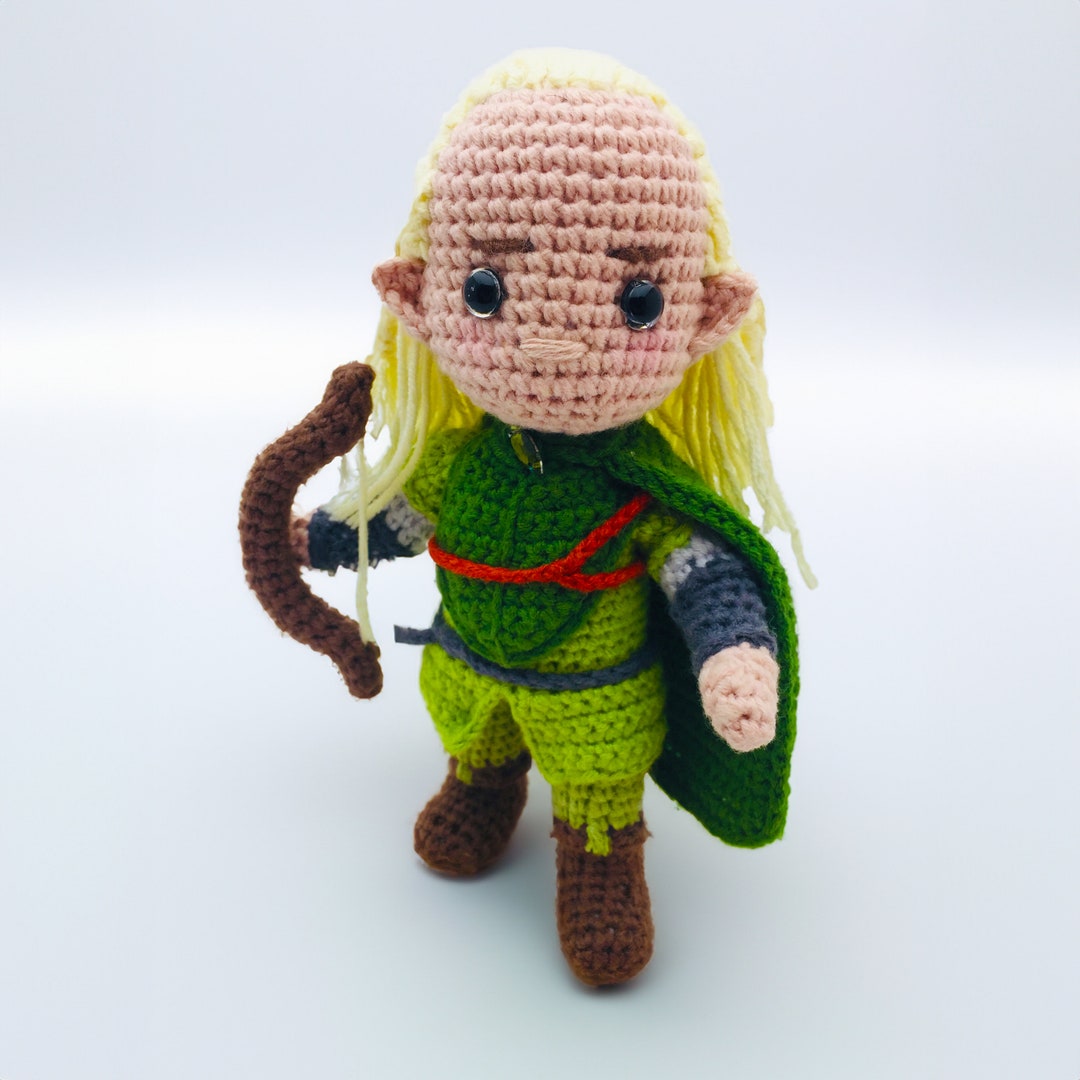 Legolas Tiny Crochet Doll, Legolas Plushie, Lord of the Rings ...