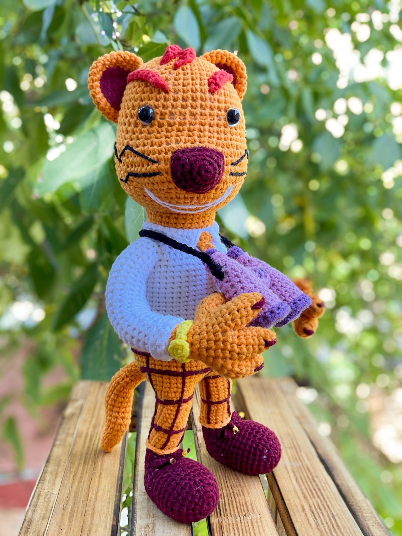 Mr. Weasel Crochet Toy, Handmade Weasel Crochet Dolls, Toddler Fun ...