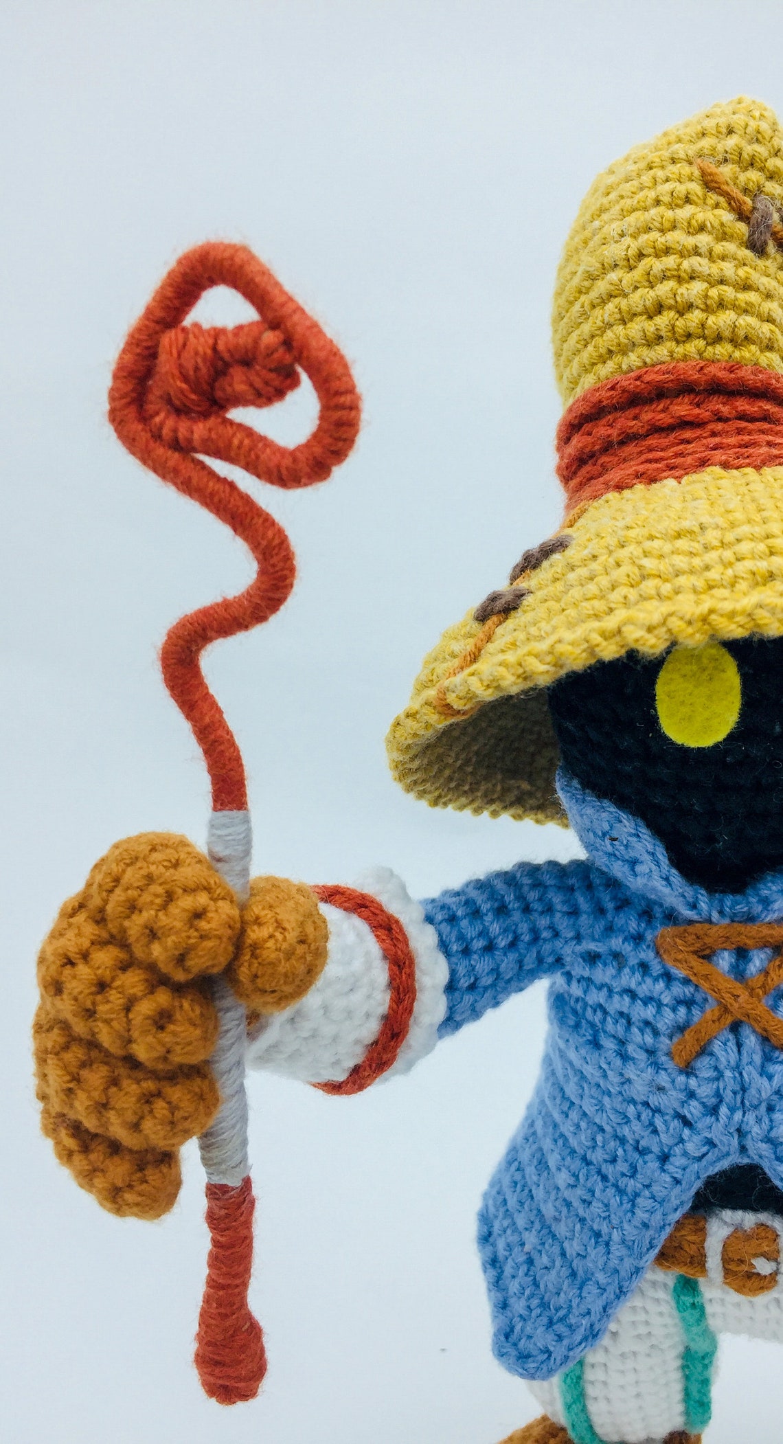 Black Mage Kawaii Crochet Art Amigurumi Crochet Black Mage - Etsy