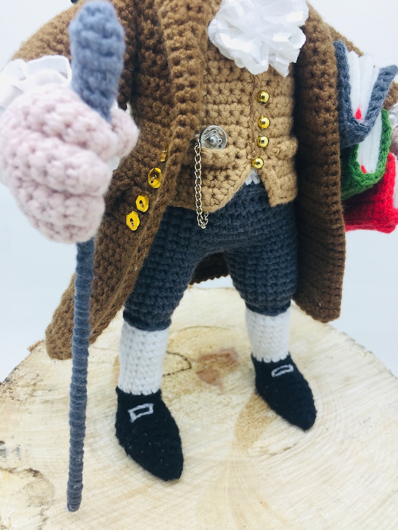 Philosopher Immanuel Kant Crochet Decor, Philosophy Gift, Immanuel Kant ...