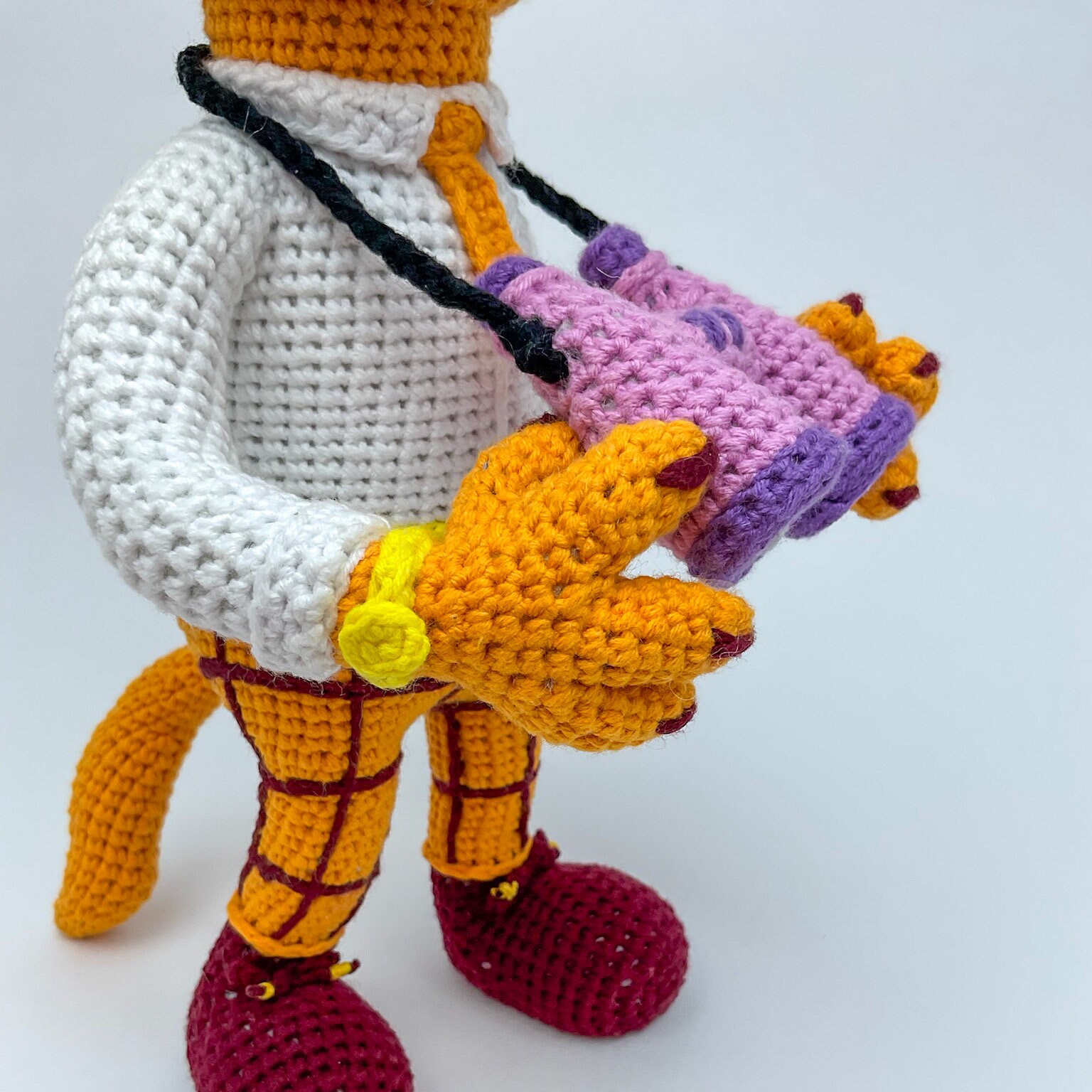 Mr. Weasel Crochet Toy, Handmade Weasel Crochet Dolls, Toddler Fun ...