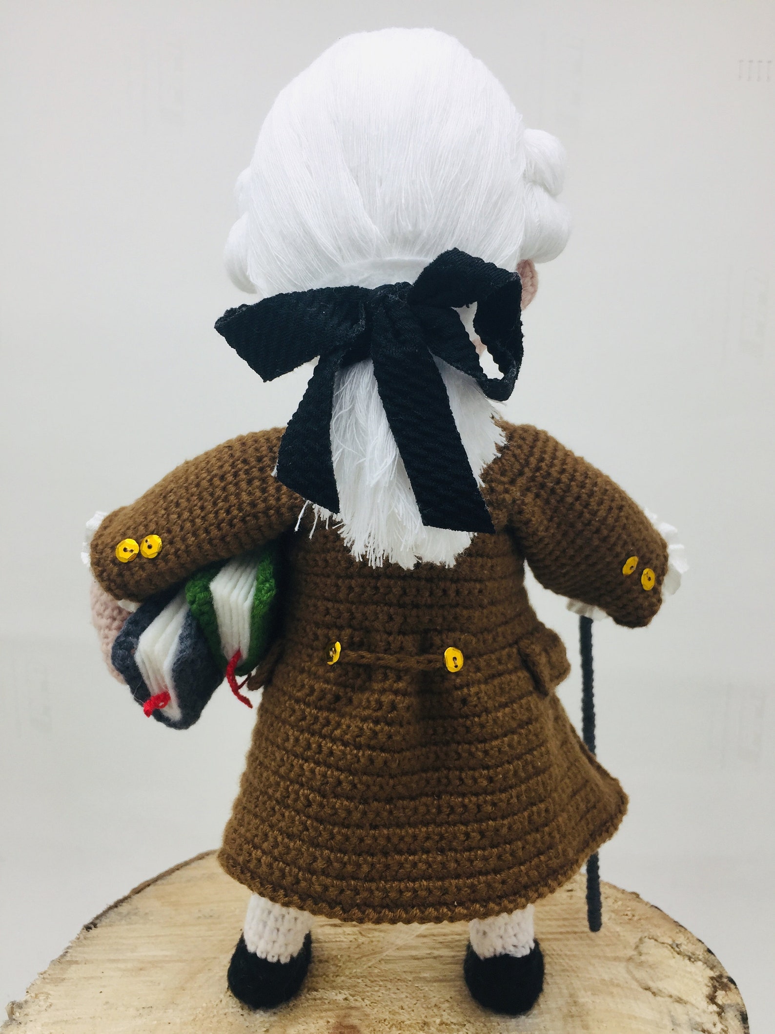 Philosopher Immanuel Kant Crochet Decor, Philosophy Gift, Immanuel Kant ...