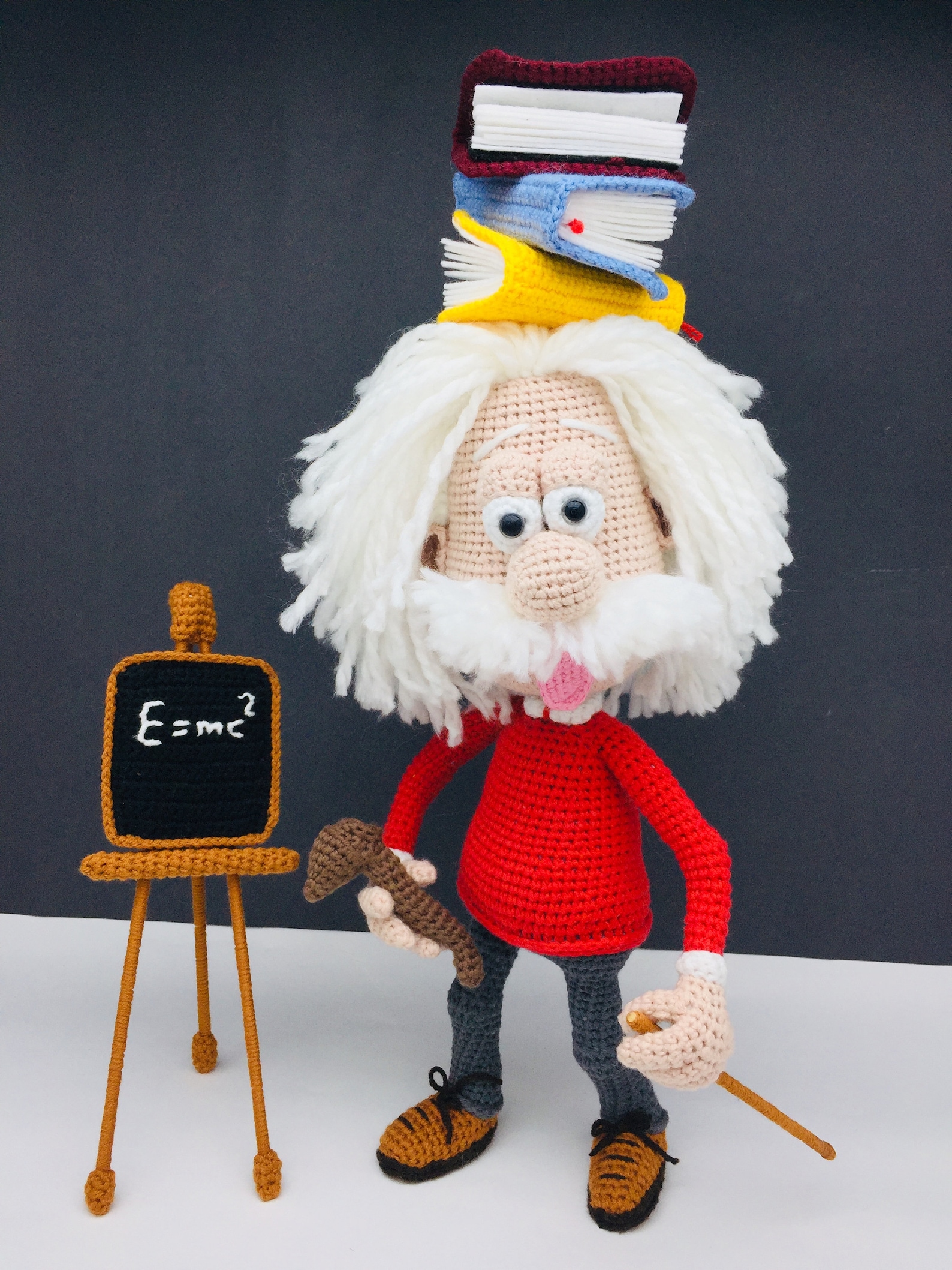 Albert Einstein Crochet Doll, Science Themed Back to School Gift ...