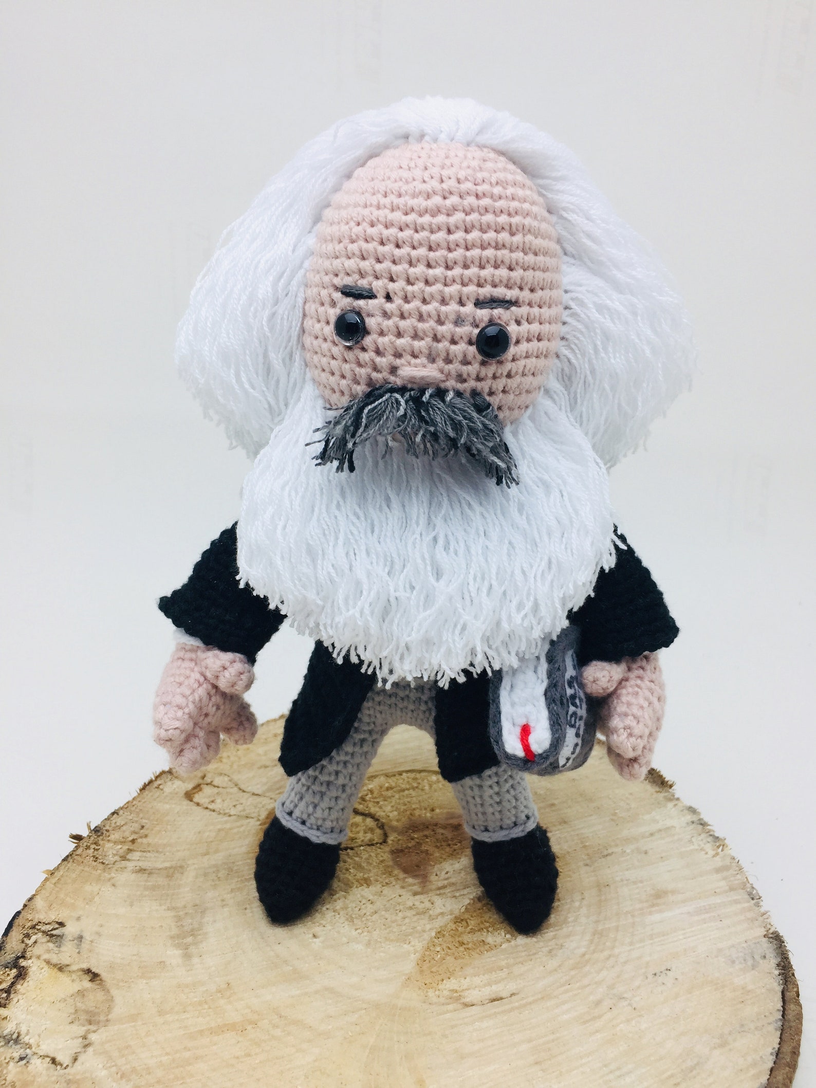 Philosopher Karl Marx Crochet Decor Karl Marx Amigurumi Doll - Etsy