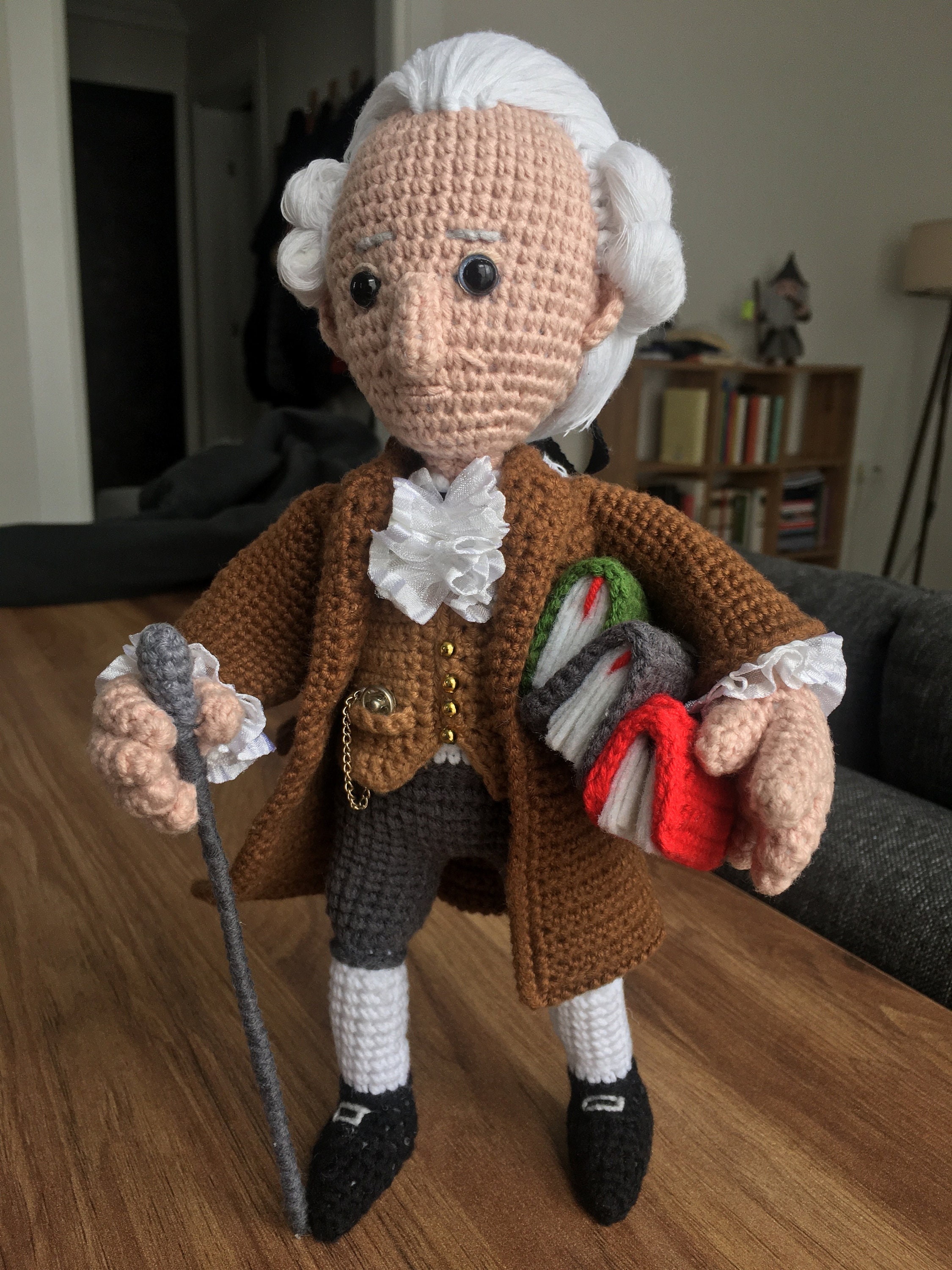 Philosopher Immanuel Kant Crochet Decor Philosophy Gift | Etsy