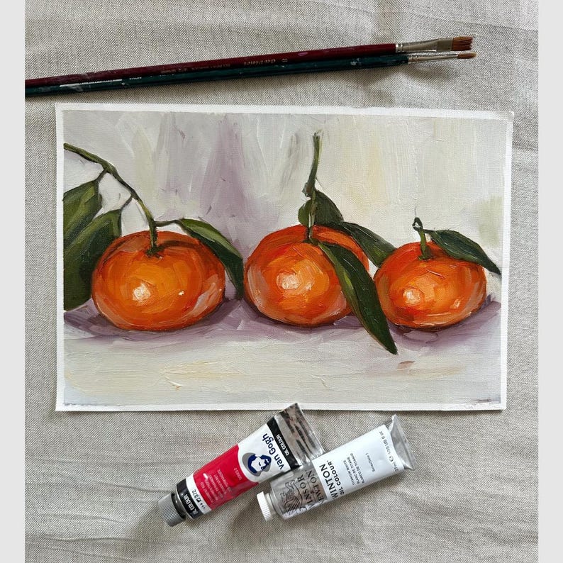 Oil Painting Tutorial for Beginners | Still Life With Clementines ...