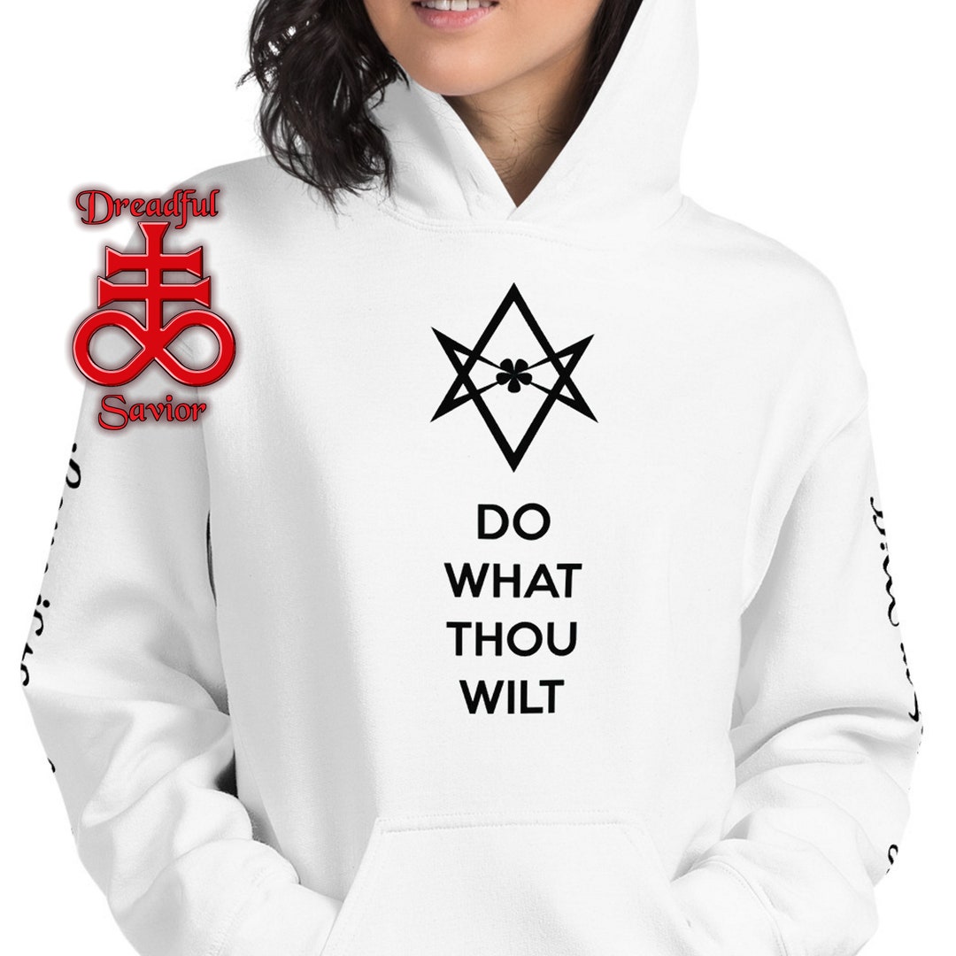 Love is the Law Thelema Hoodie, Thelema Aesthetic Hoodie, Witch Fashion ...