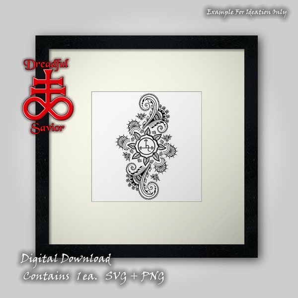 Lilith Mandala Svg - Etsy