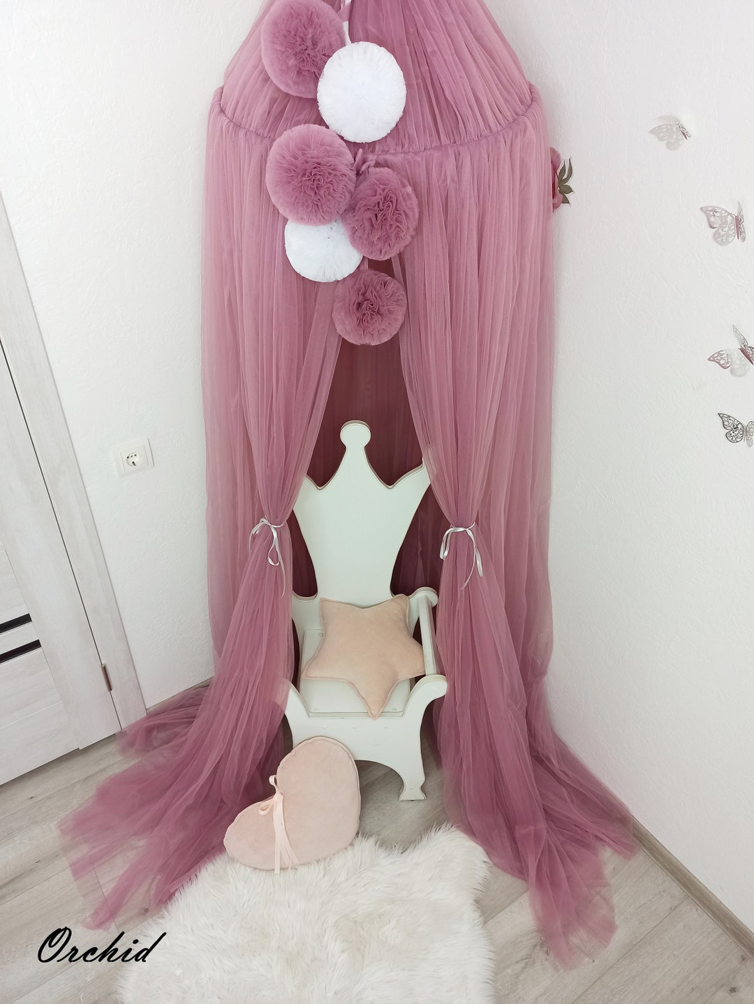 Baby Girls Canopy, Kids Canopy, Play Room Canopy, Reading Corner Canopy ...