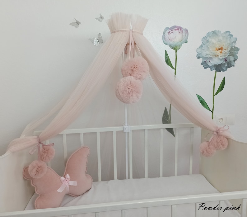 Bed Tulle Canopy for Nursery Kids Hanging Tent for Bedroom - Etsy