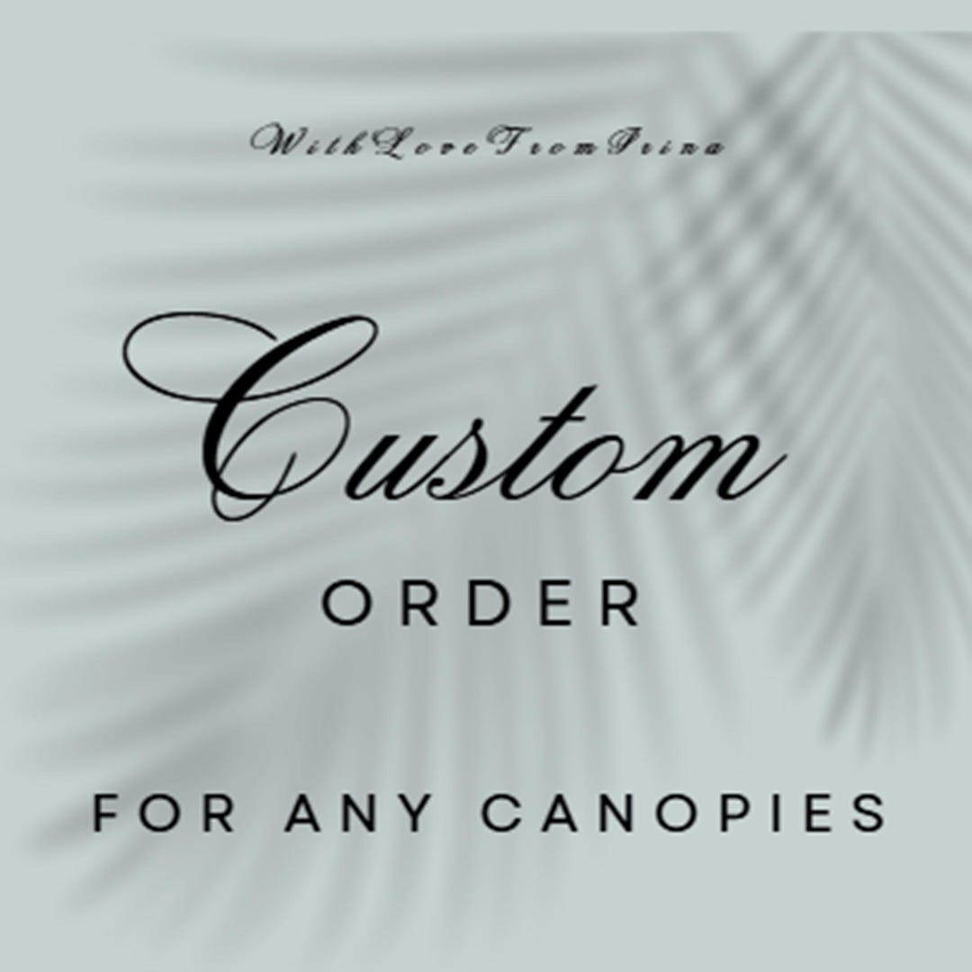 Custom Canopy for Your Dimension, Wall Hanging Canopy - Etsy