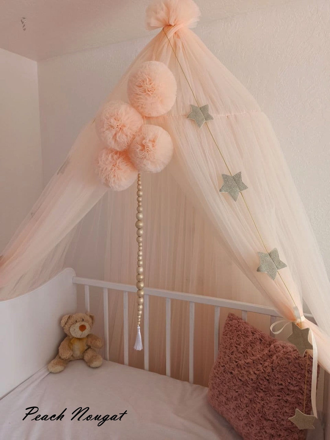 Tulle Bedroom Canopy, Play Room Canopy, Nursery Kids Canopy, Play ...