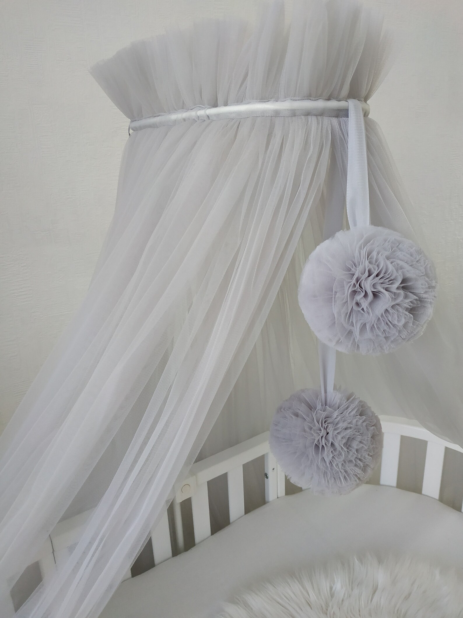 Bed Tulle Canopy for Nursery Kids Hanging Tent for Bedroom - Etsy