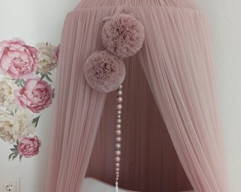 Pink Bed Canopy - Etsy