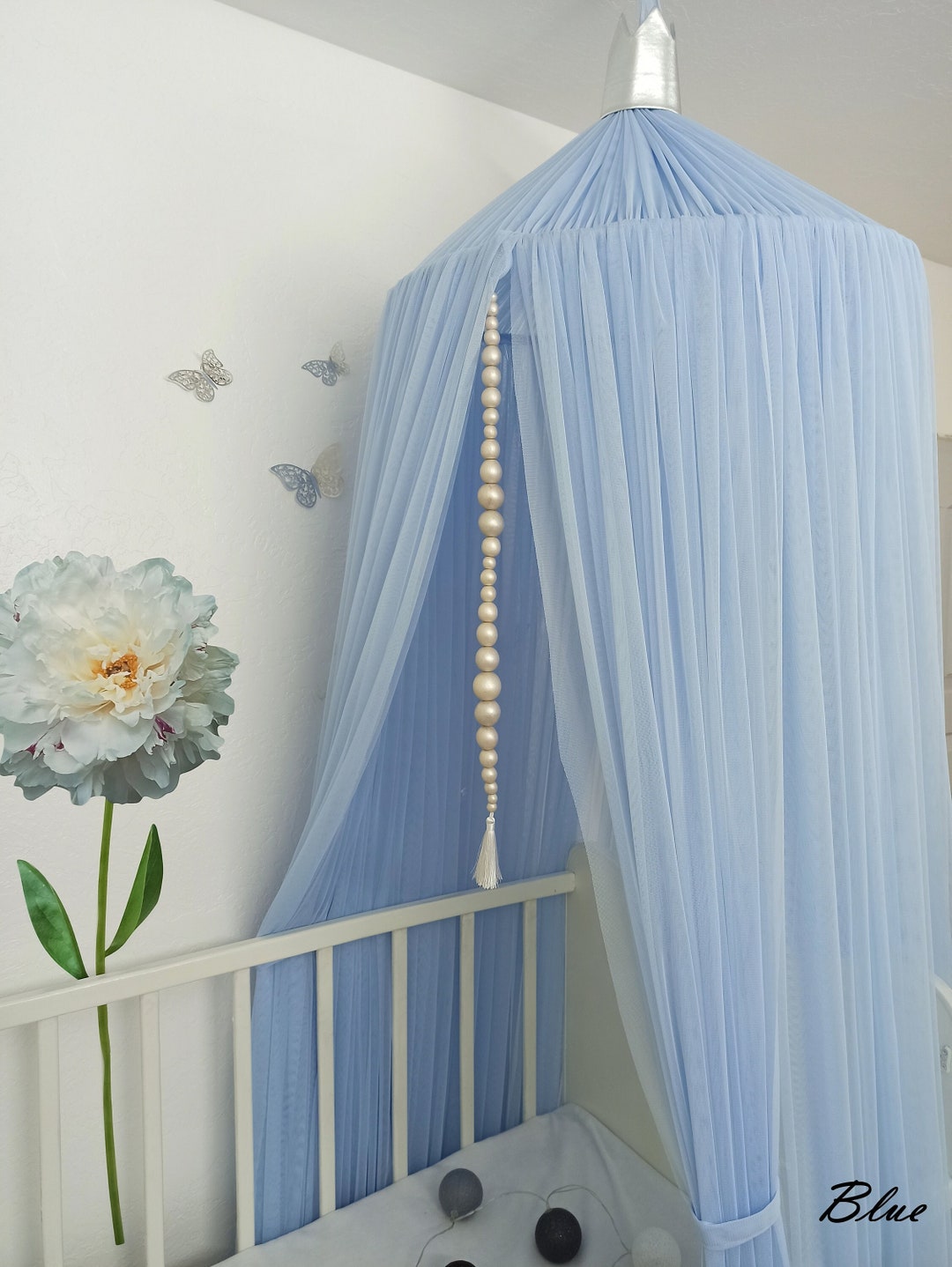 Kids Room Canopy Tent, Nursery Play Canopy, Toddler Bed Canopy, Reading ...