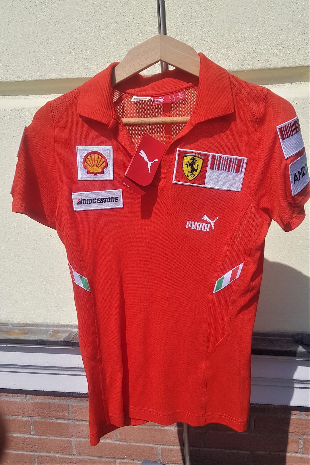 Scuderia Ferrari Puma Jersey Shirt Reserved Crew Racing Team Drivers ...