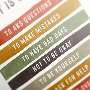 Affirmation Poster Its Ok Not to Be Ok for Instant Download, Kid ...