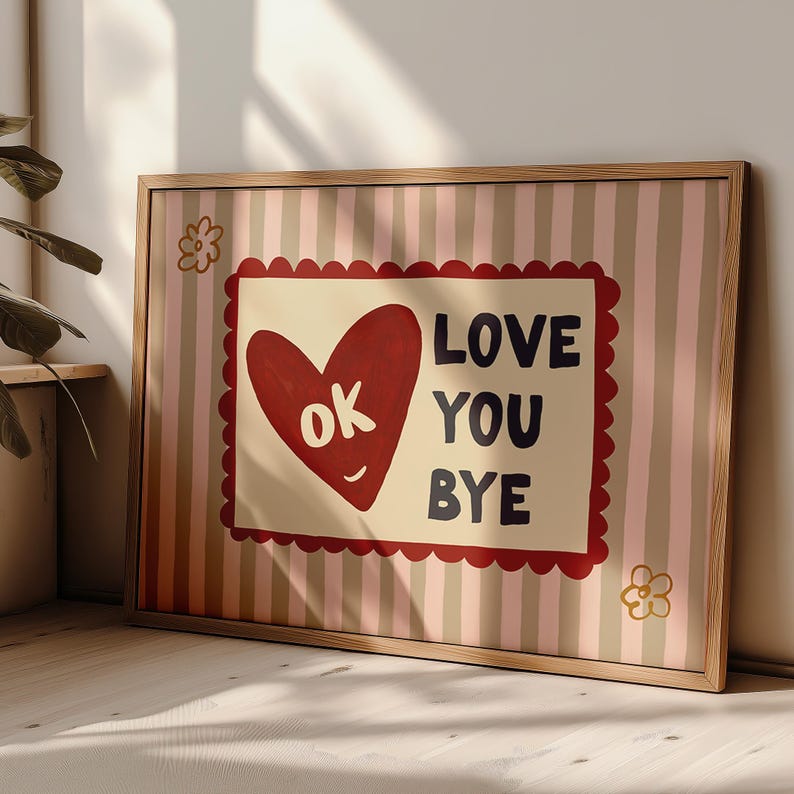 Olivia Dean Print - Song Lyrics Wall Art, Vintage Poster, Retro Striped ...