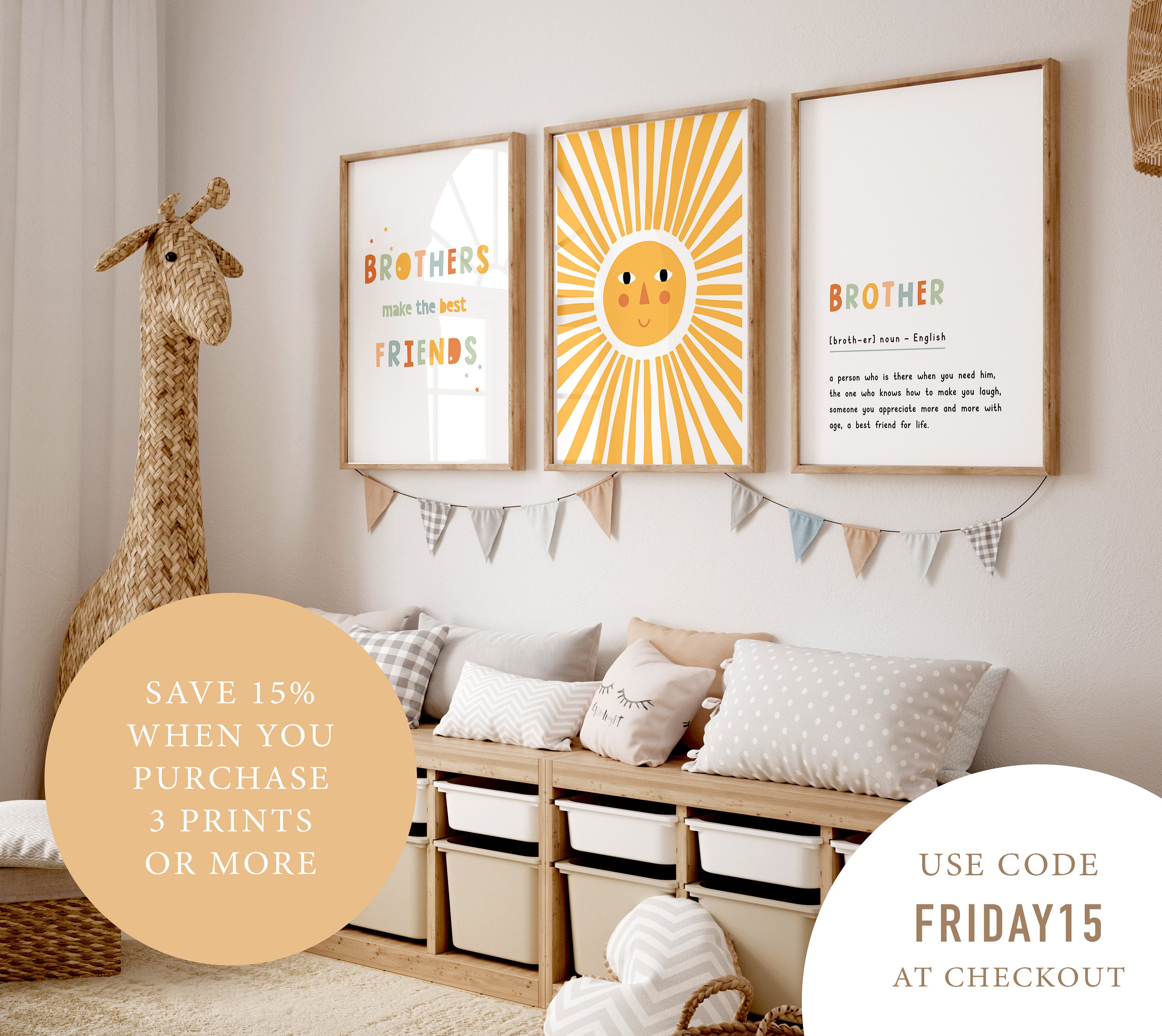 Brother Definition Sign - Etsy