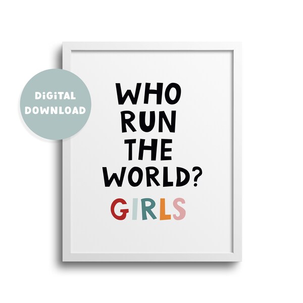 Who Run the World - Etsy