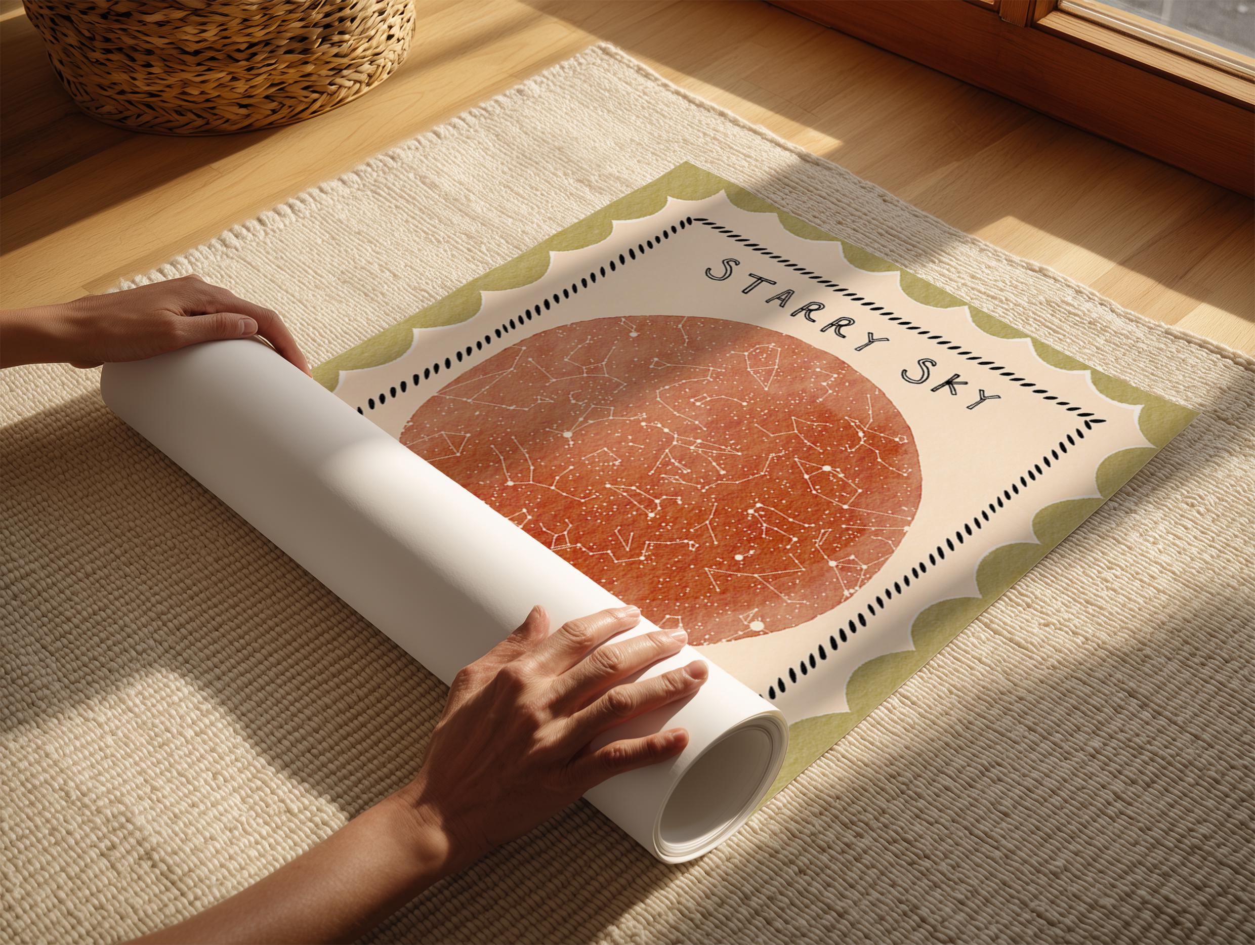 Custom Star Map Print - Night Sky Poster With Date & Location ...