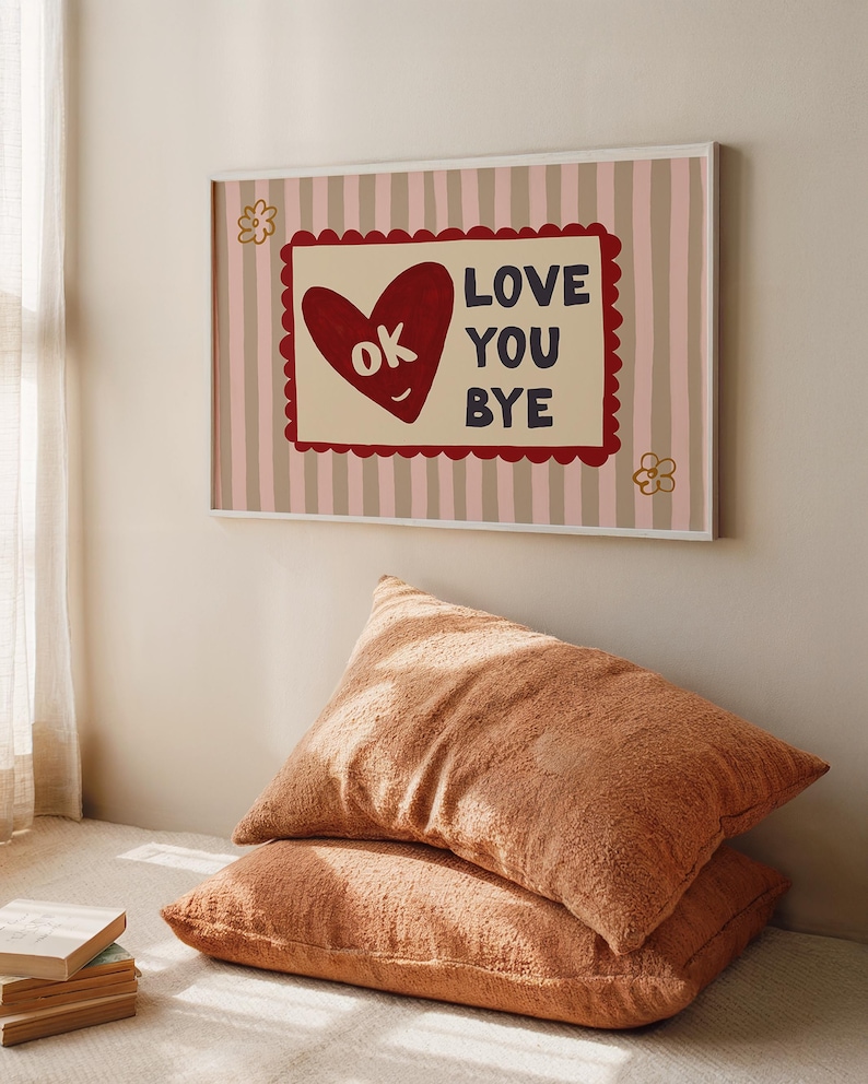 Olivia Dean Print - Song Lyrics Wall Art, Vintage Poster, Retro Striped ...