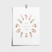 Kind is the New Cool Flowers Watercolour Illustration Printed and Free ...