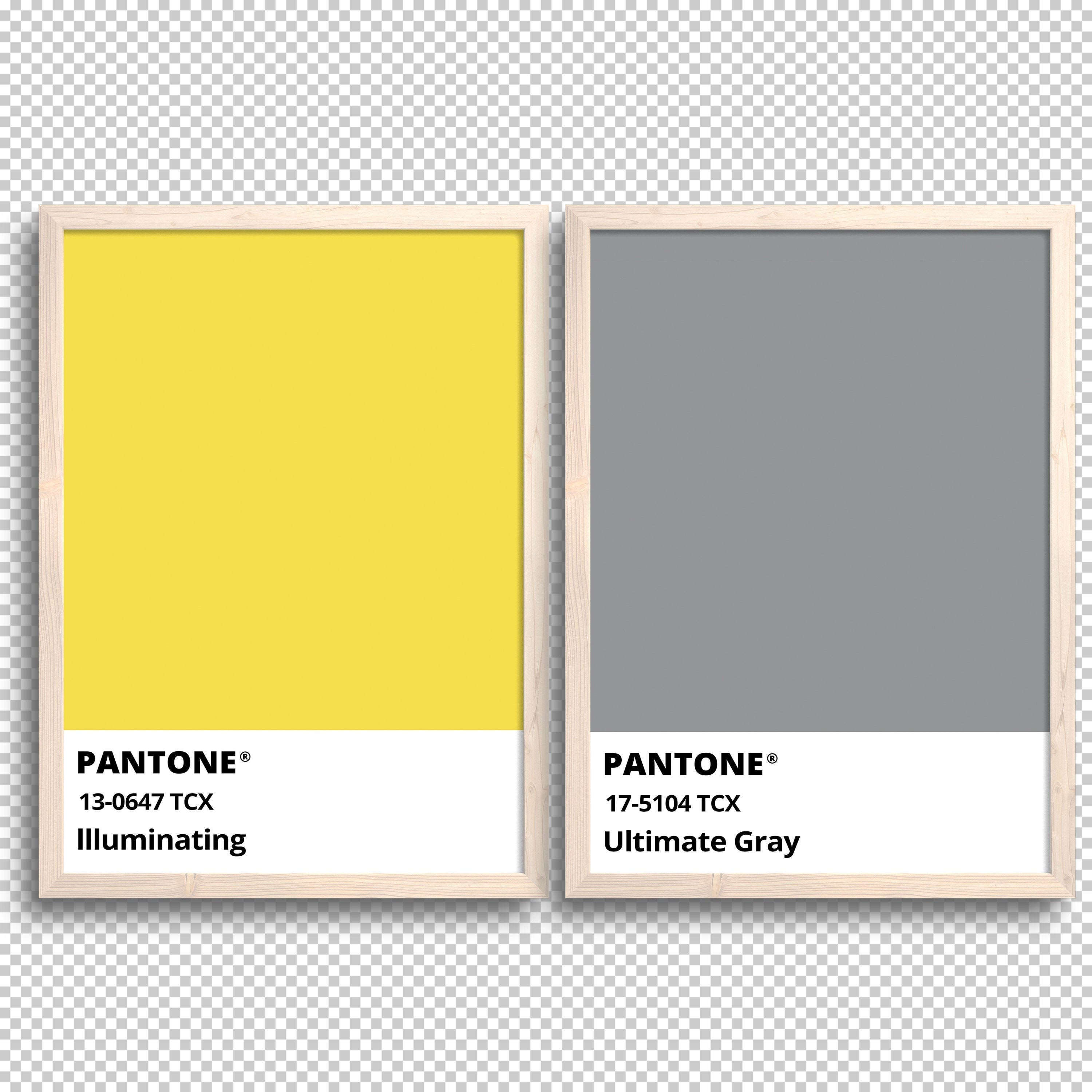 Pantone print yellow. Color of the year 2021 pantone | Etsy