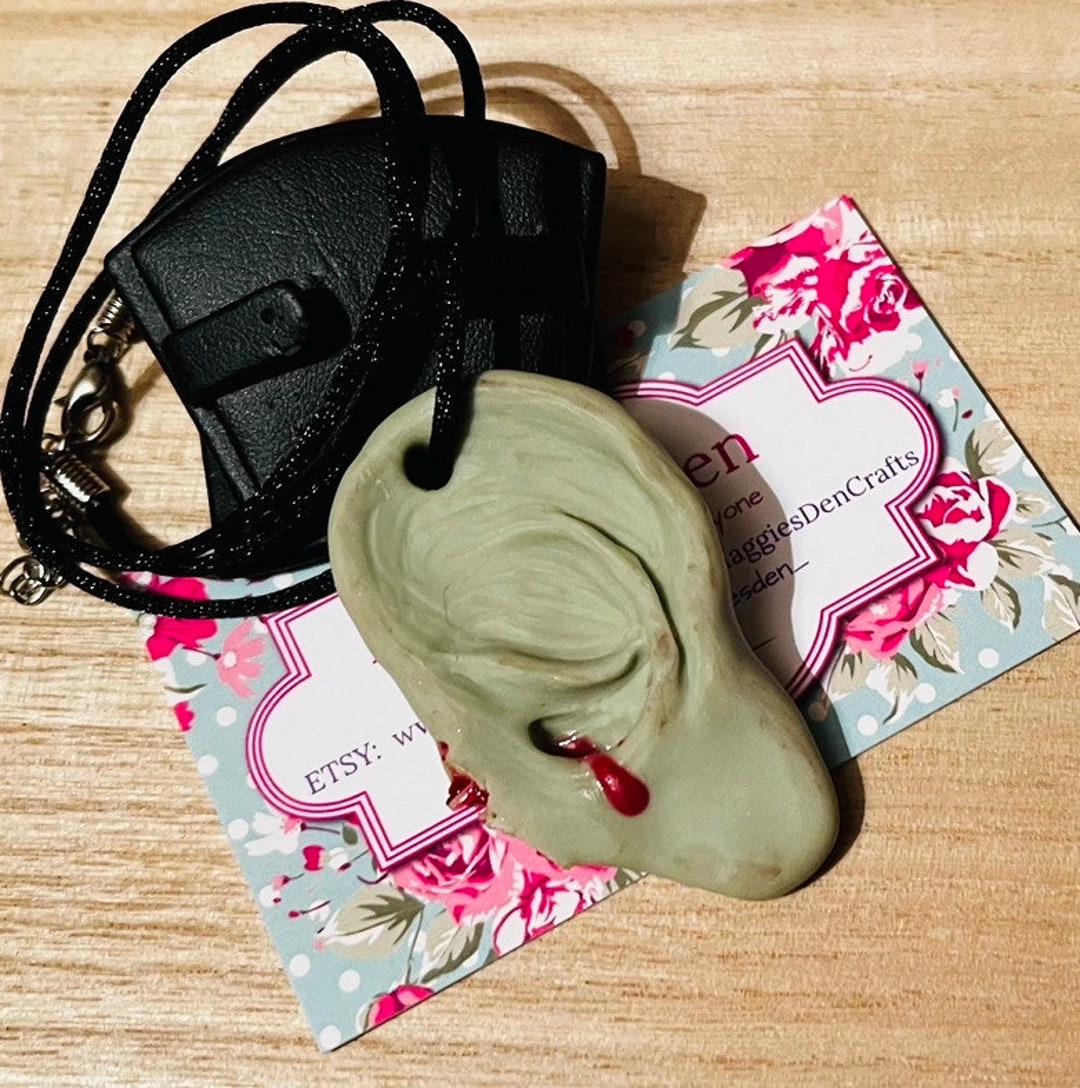 Zombie Ears Necklace / Earrings ~ Walking Dead Inspired ~ Daryl ~ Rick ...