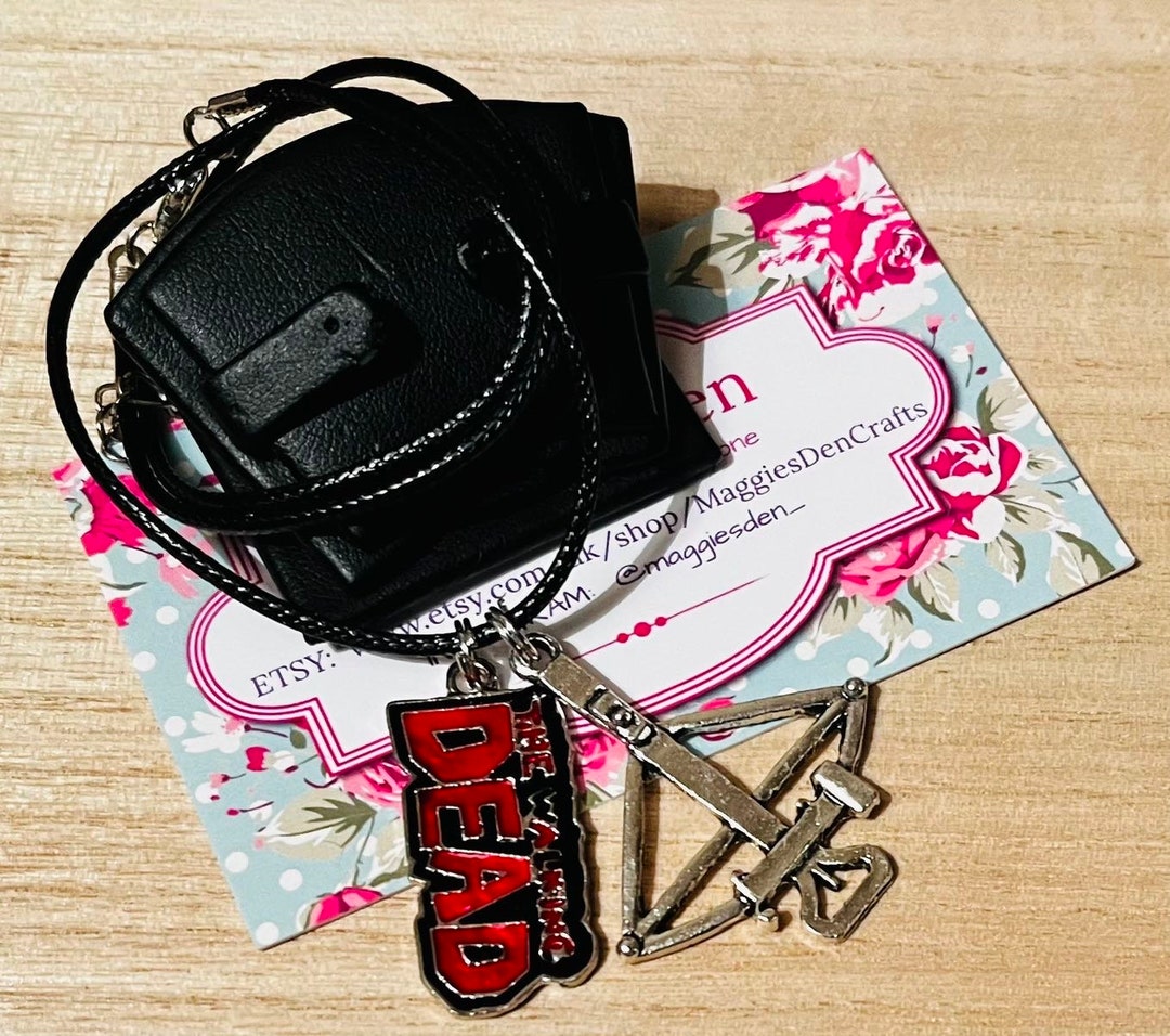 The Walking Dead Inspired Necklace: Cord ~ Chain ~ Crossbow ~ Rick ...