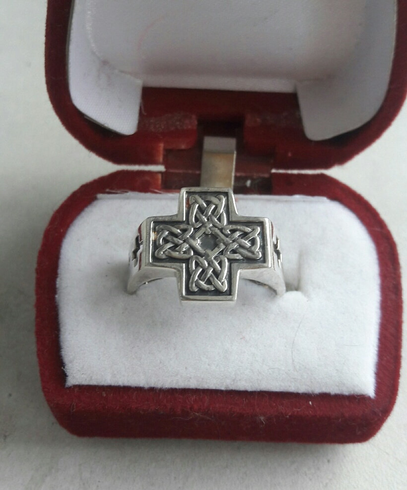 Celtic Sun Cross Mens Ring 925 Sterling Silver. Northern - Etsy