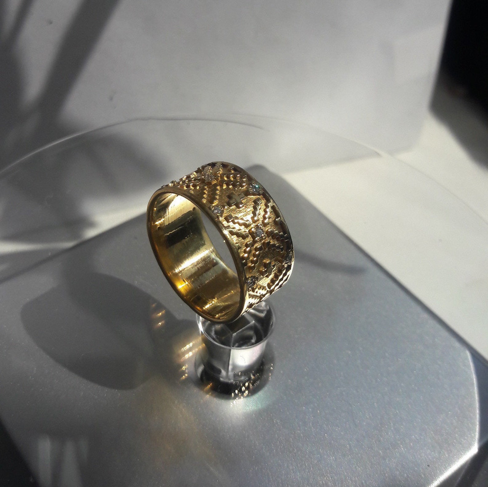 Slavic Pattern on Wedding Engagement Pair Rings Celtic Ring - Etsy