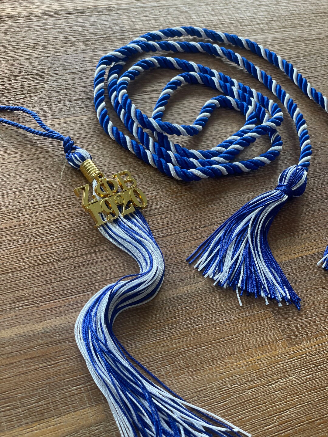Zeta Phi Beta - Tassel/cord Graduation Set With Gold Charm - Etsy