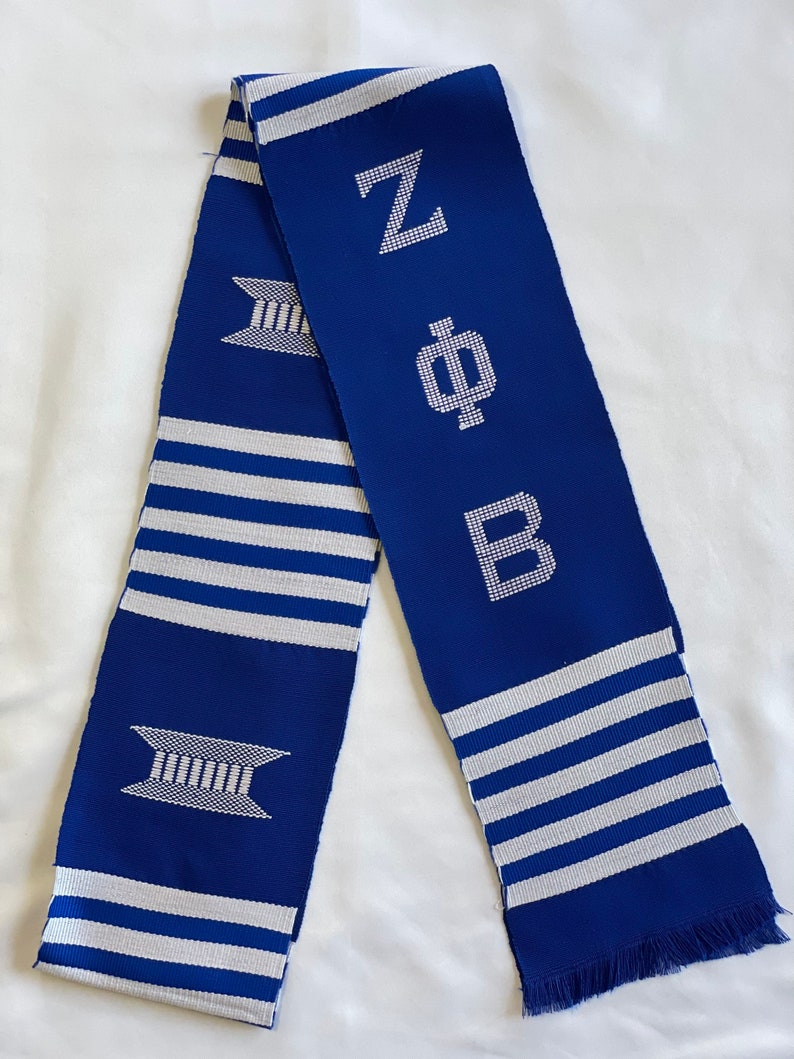 Handwoven Kente Cloth Zeta Phi Beta Stole Sash - Etsy