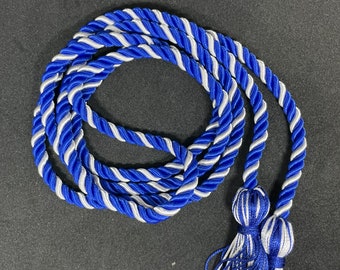 Blue and White Graduation Cord - Etsy