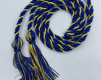 Graduation Cord Royal Blue and White - Etsy