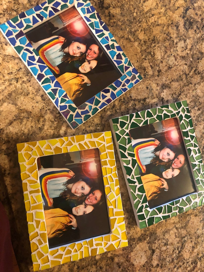 Glass Mosaic Frame - Etsy